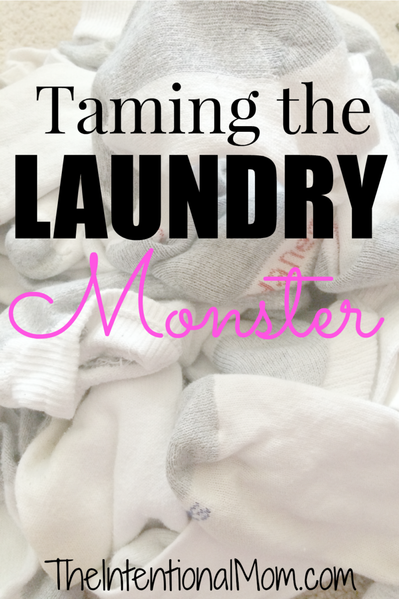 Taming the Laundry Monster in a Large Family