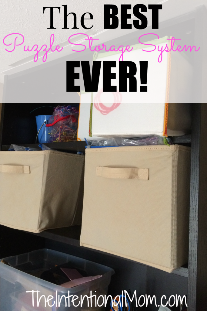 Brilliant Puzzle Storage (no more lost pieces!)
