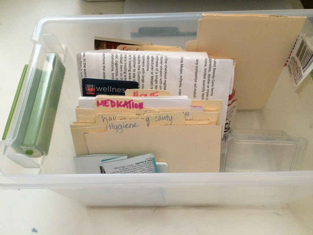 Coupon Storage - The Intentional Mom