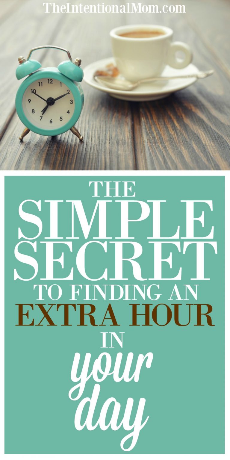 The Simple Secret to Finding An Extra Hour In Your Day