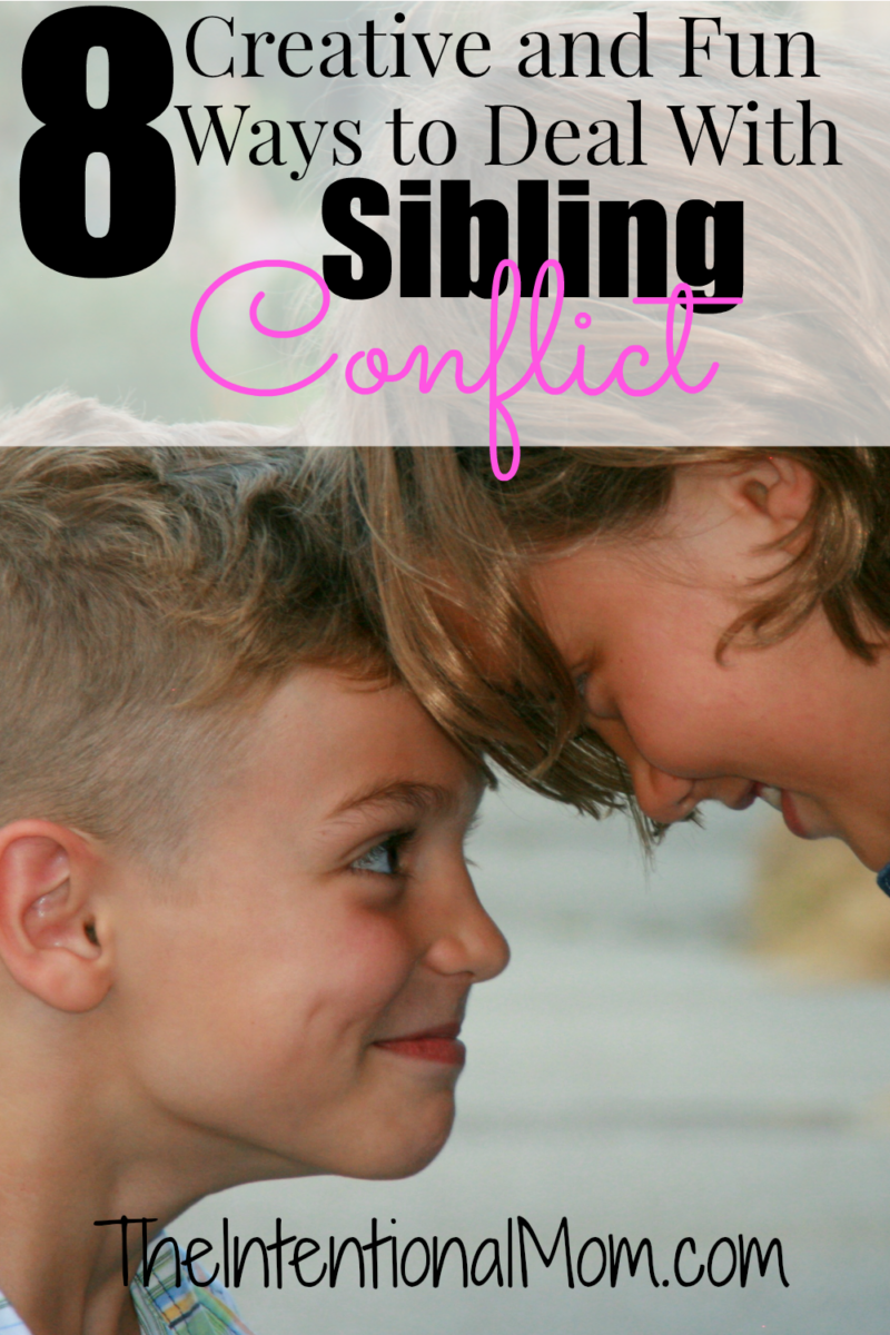 8 Fun and Creative Ways to Deal With Sibling Conflict