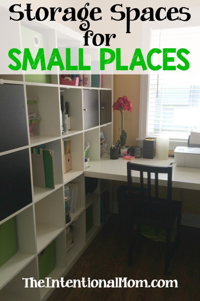 Storage Spaces for Small Places - The Intentional Mom