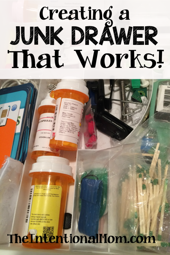 Creating a Junk Drawer That Works! - The Intentional Mom