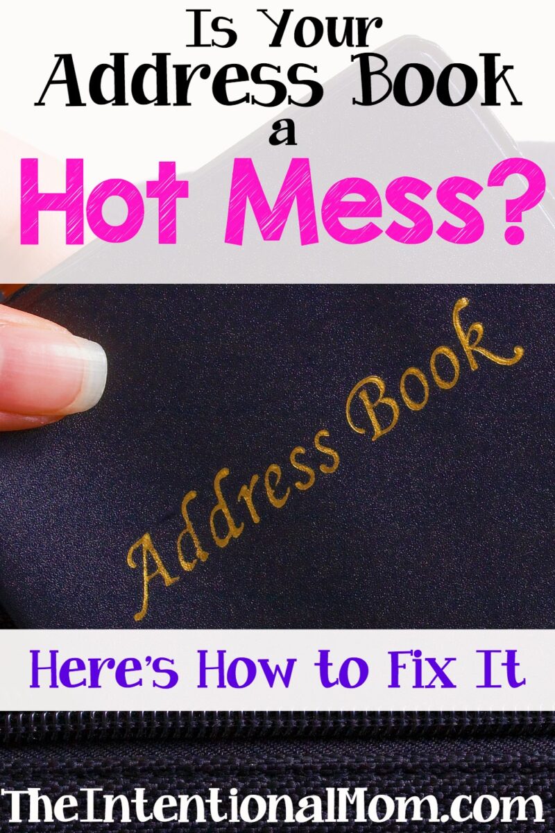 Is Your Address Book a Hot Mess? Here's How to Fix It