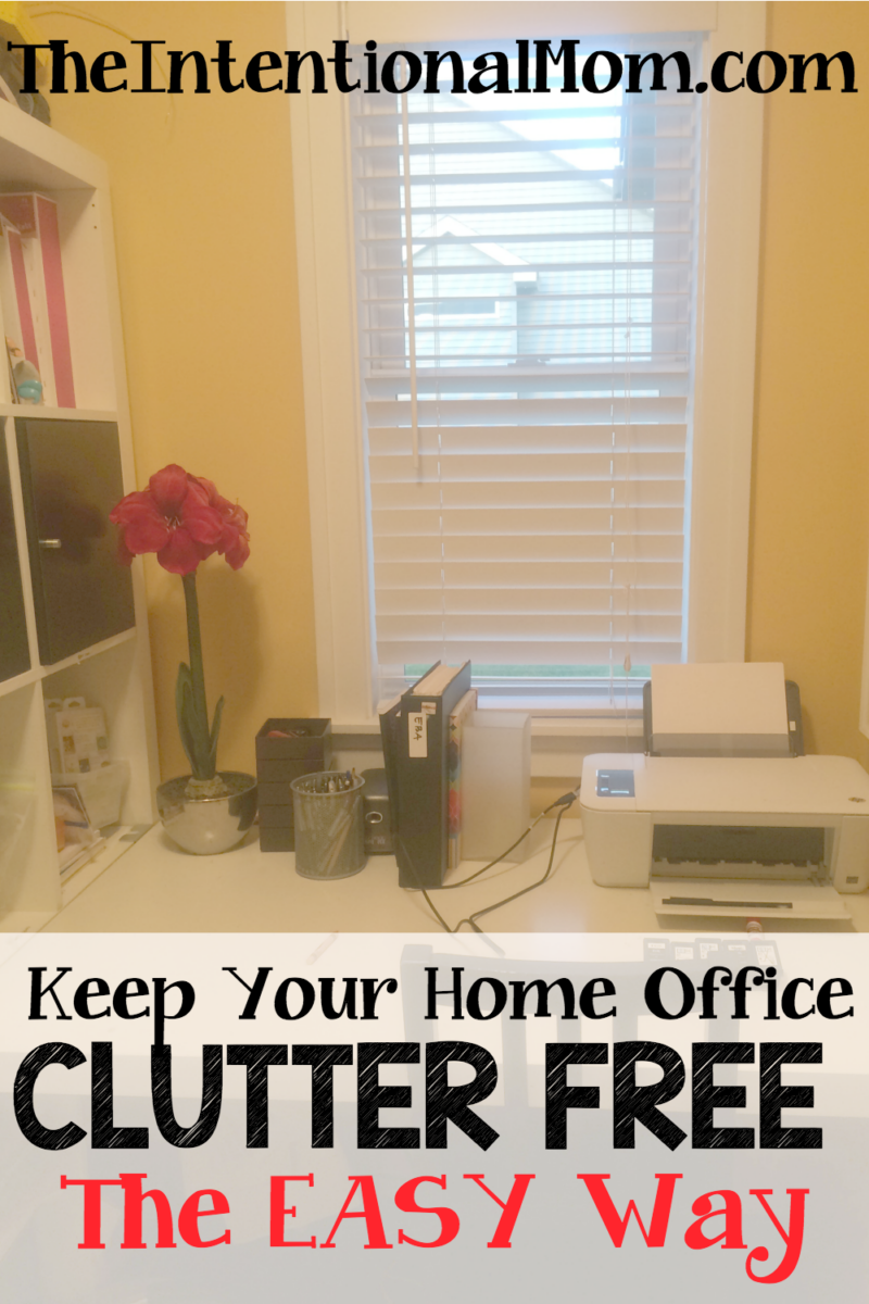 Keep Your Home Office Clutter Free the Easy Way