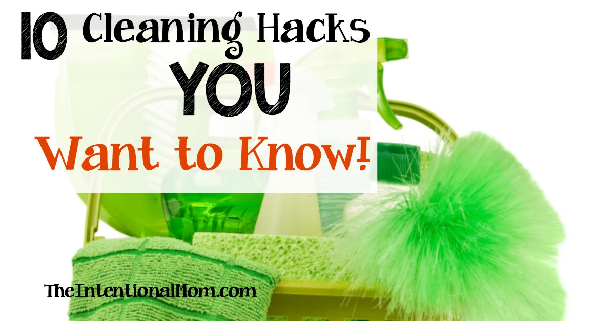 10 Cleaning Hacks YOU Want To Know!
