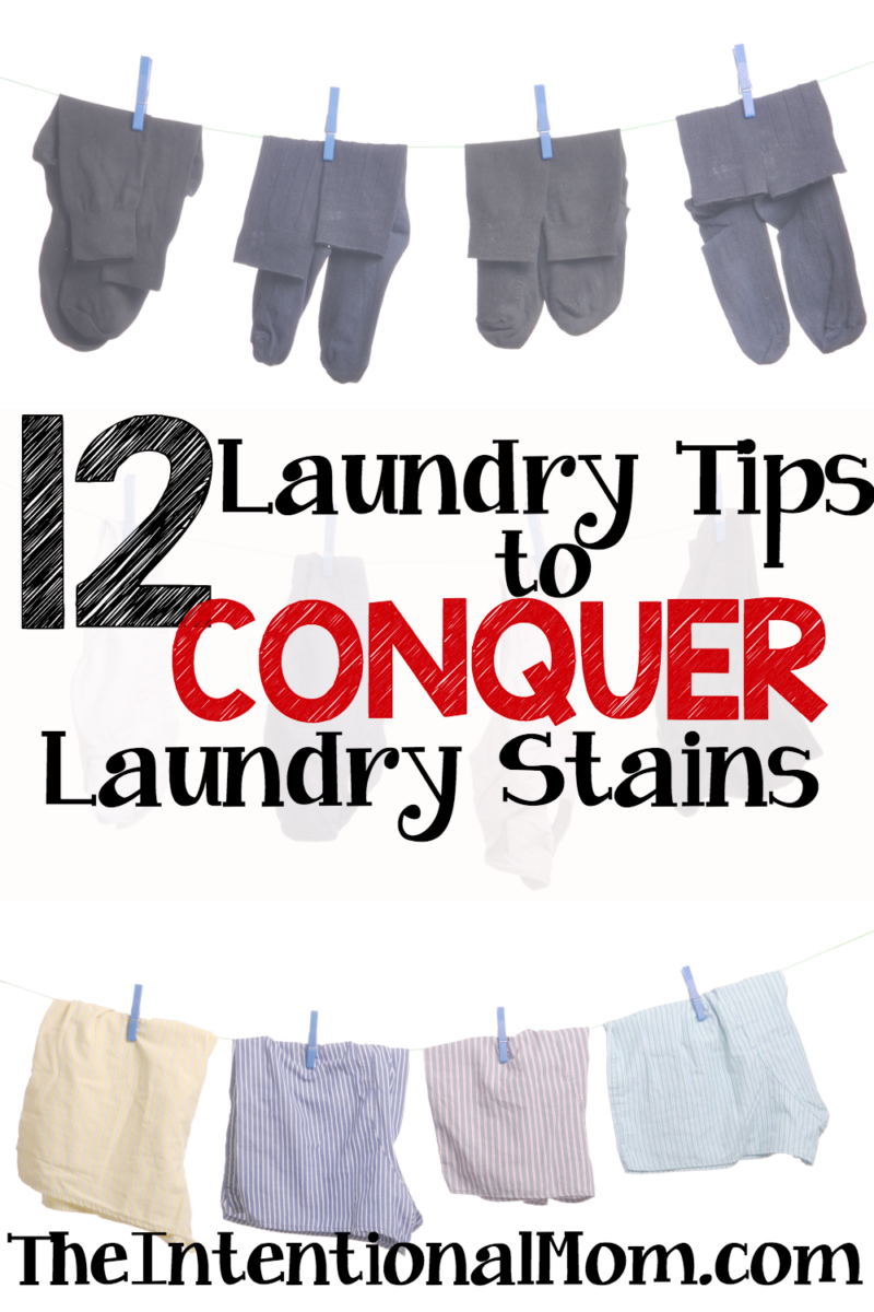 12 Laundry Tips to Conquer Laundry Stains