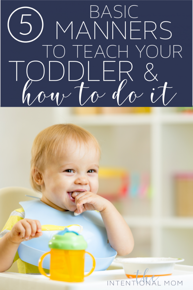 5 Basic Manners to Teach Your Toddler (and how to do it)
