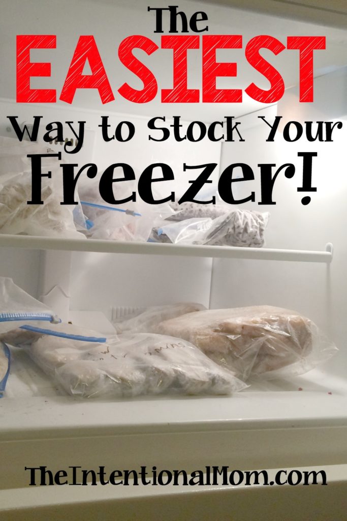 The Easiest Way to Stock Your Freezer (and save time, money & stress!)