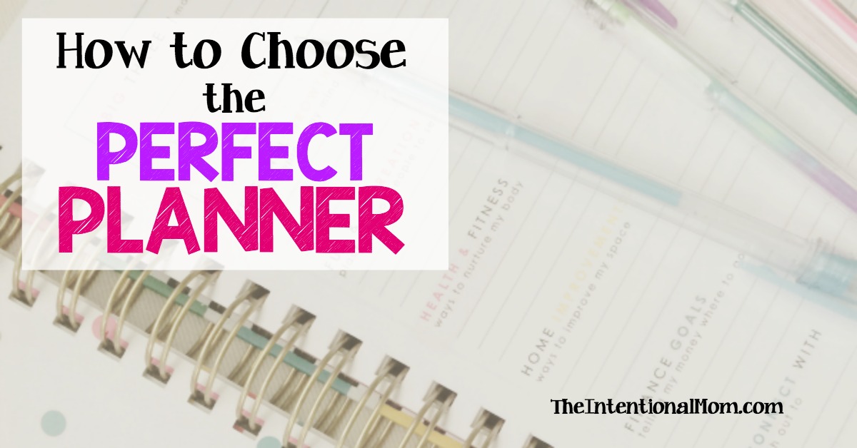 How to Choose the Perfect Planner For You!
