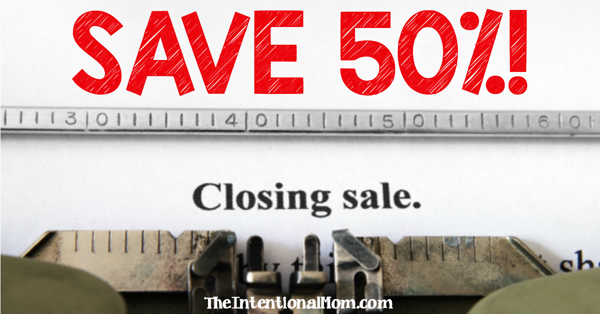 Last Time This Year...Save 50%!!!