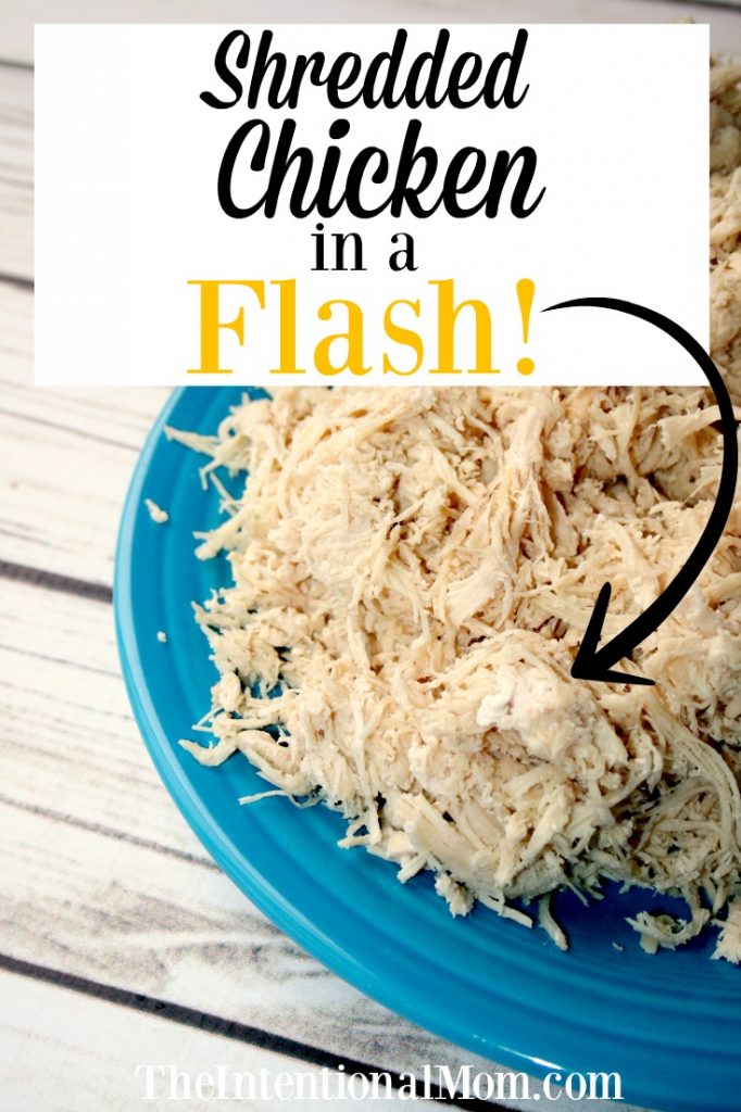 Shredded Chicken in a Flash