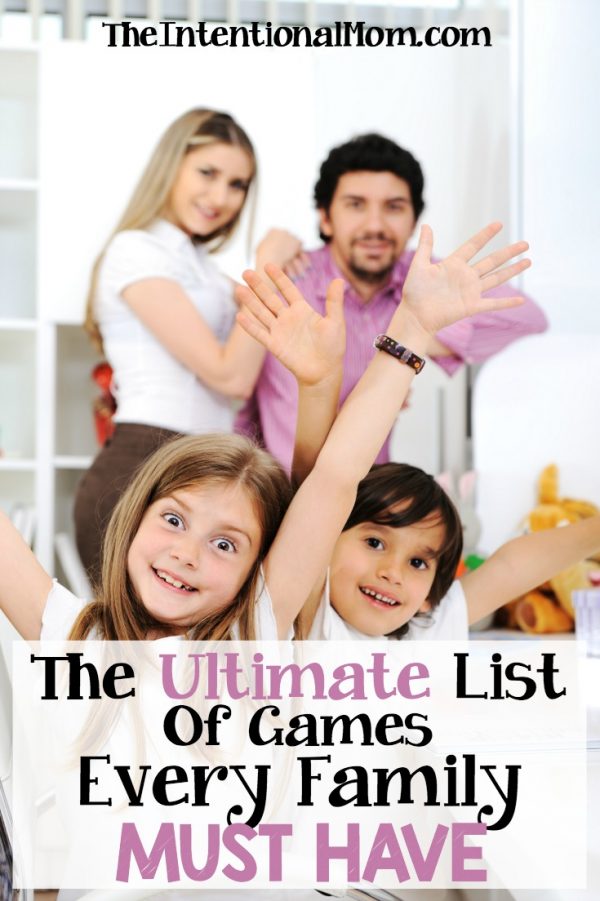 The Ultimate List of Games Every Family Must Have