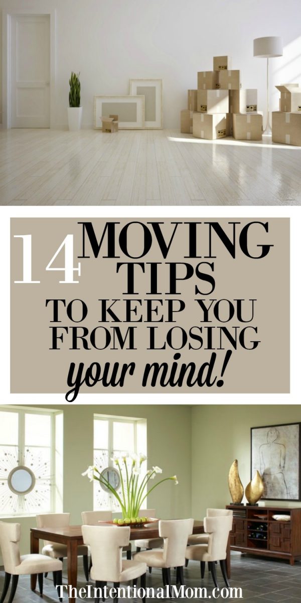 14 Moving Tips to Keep You From Losing Your Mind!