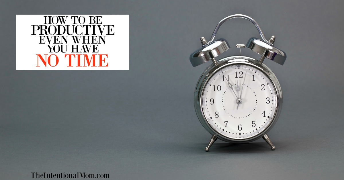How to Be Productive Even If You Have NO Time!