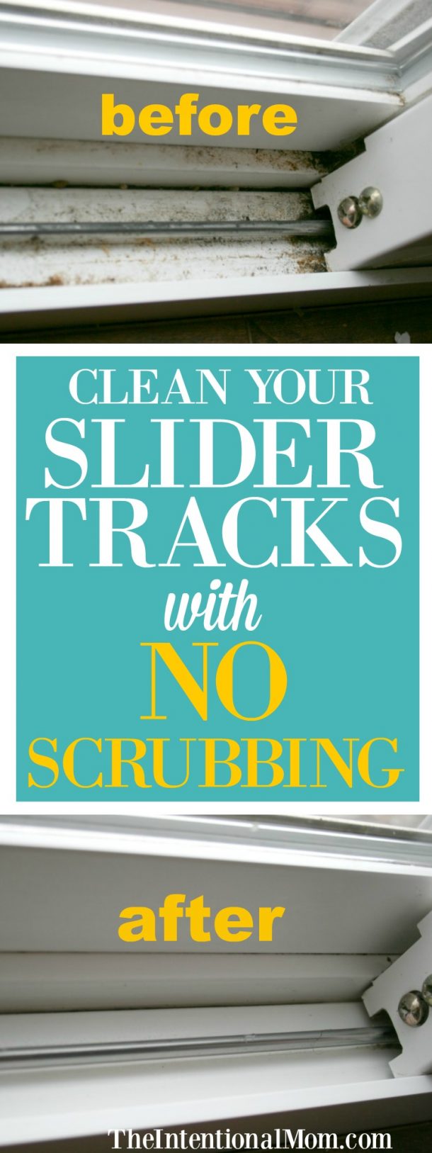 Clean Your Slider Tracks With NO Scrubbing!