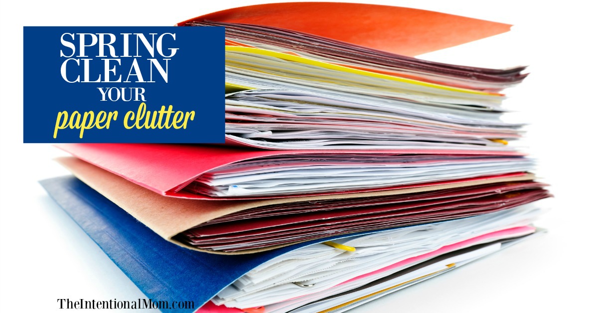 Spring Clean Your Paper Clutter