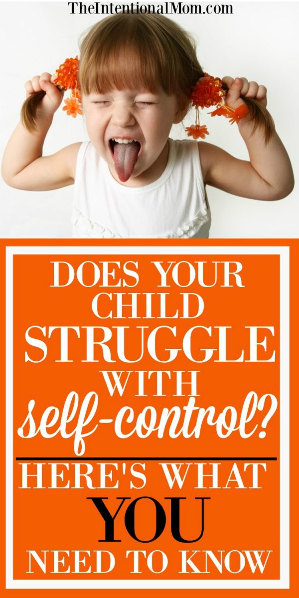 Does Your Child Struggle With Self Control? Here's What You Need to Know