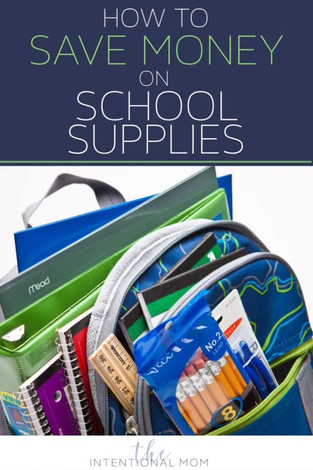 How to Save Money on School Supplies
