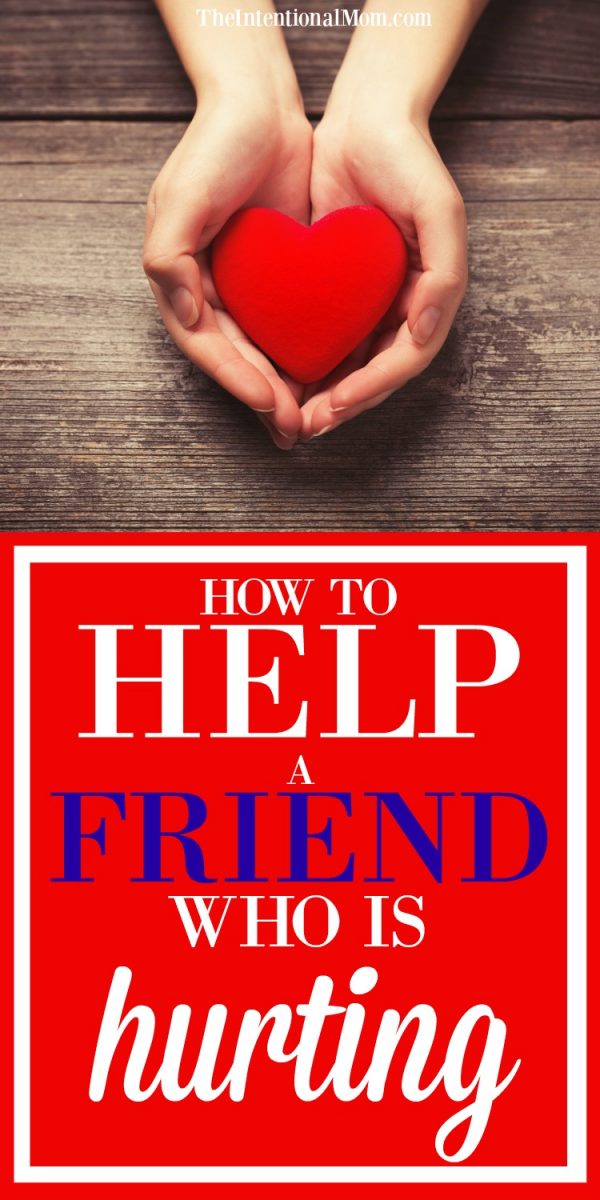 How to Help a Friend Who is Hurting