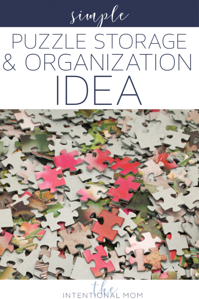 Brilliant Puzzle Storage (no more lost pieces!)