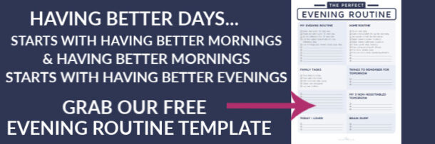 Simple Evening Cleaning Routine Checklist - The Intentional Mom