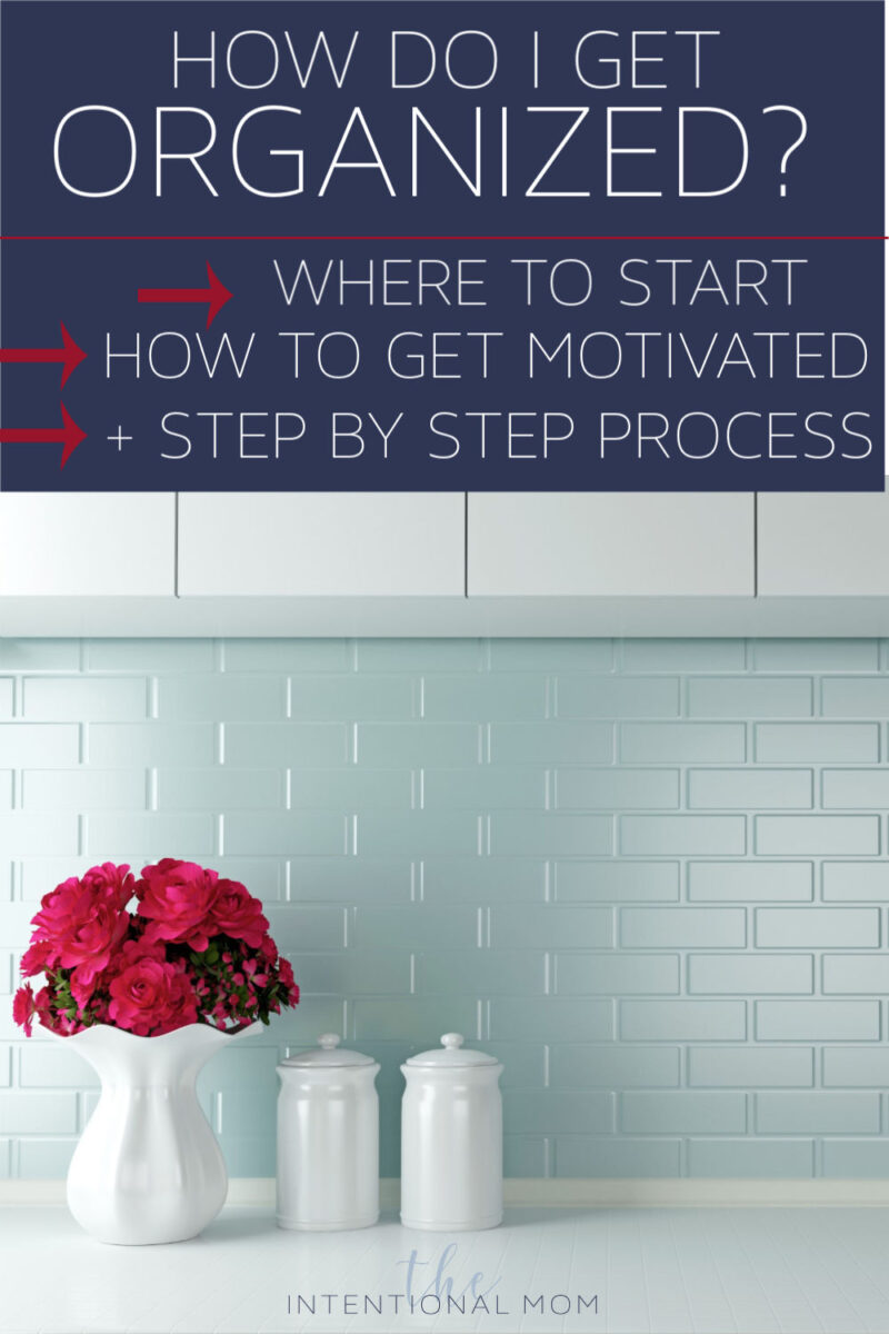 How Do I Get Organized? Where & How to Start + Motivation - The ...