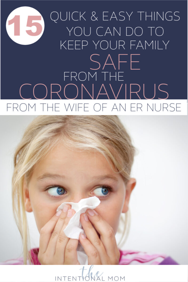 15 Things to Keep Your Family Safe From Coronavirus [From ER Nurse ...