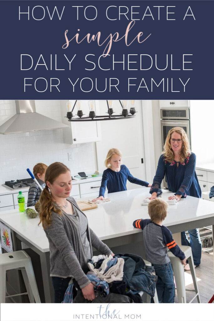How to Create a Daily Schedule For a Family [Using Time Blocks] - The ...